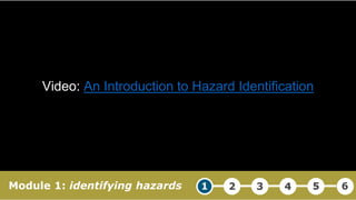 hazard identification and classification | PPTX