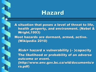 Hazard reportgs | PPT