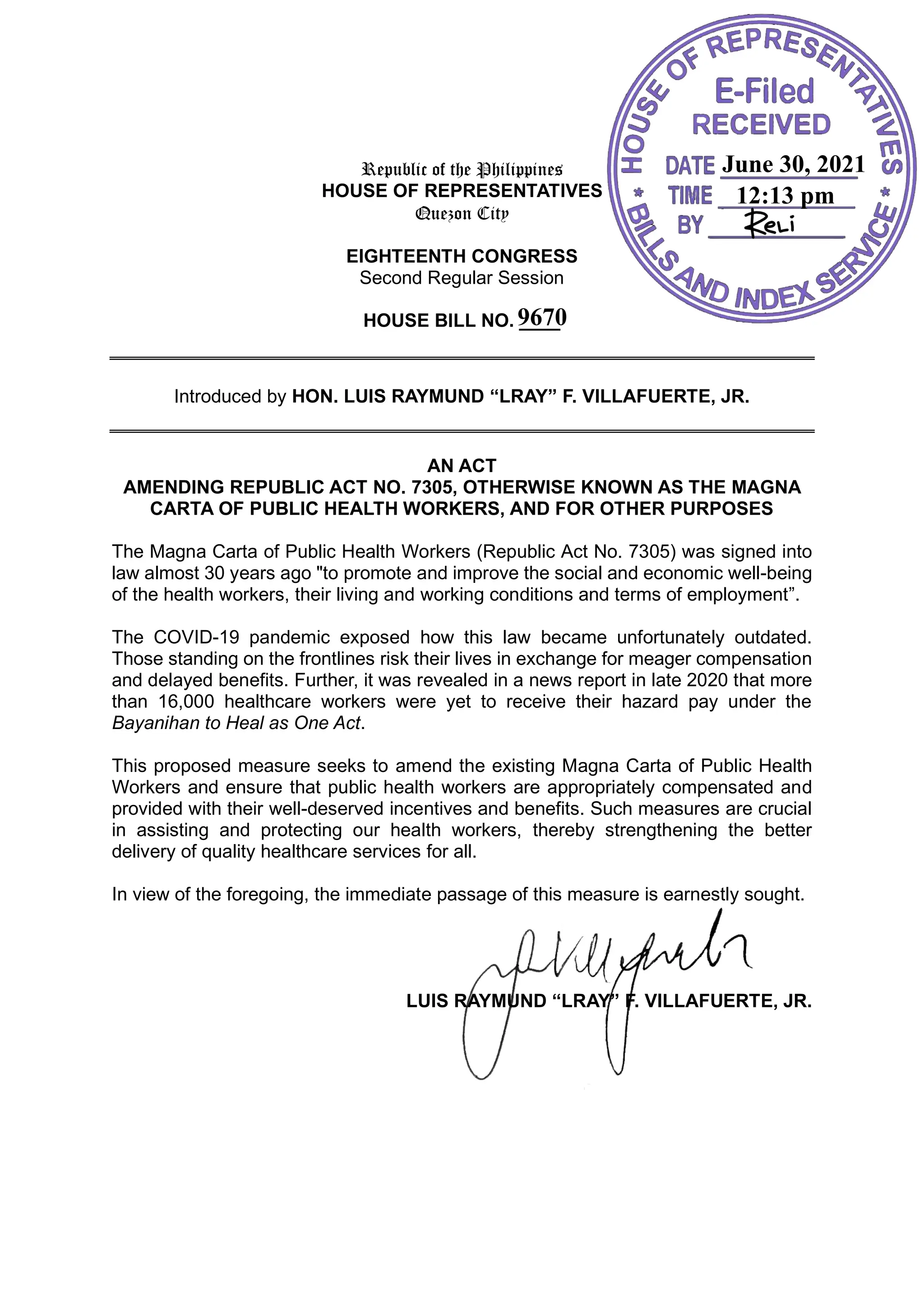 Memorandum of hazard pay public health workers in the philippines | PDF