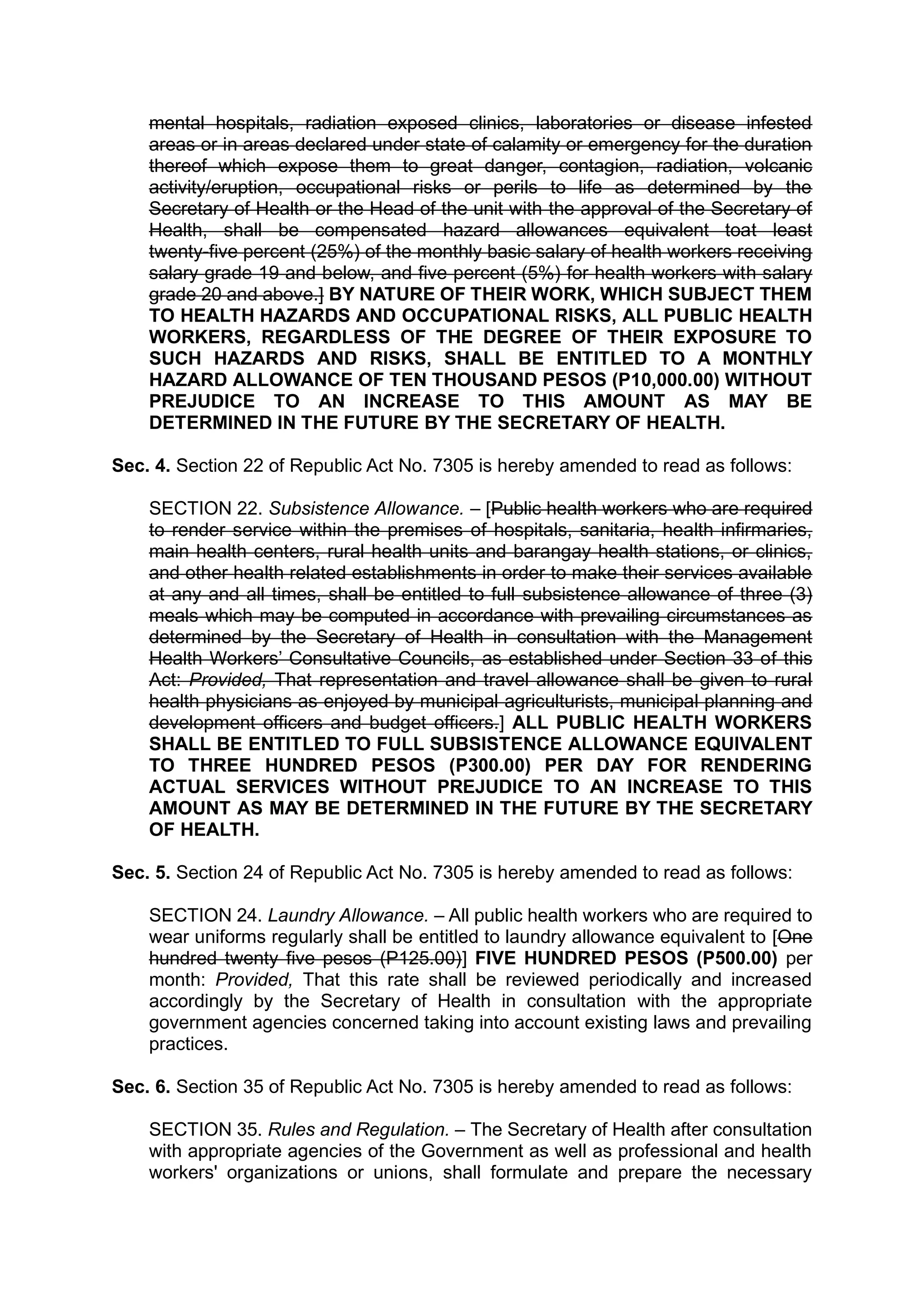 Memorandum of hazard pay public health workers in the philippines | PDF