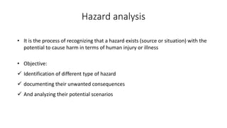 Hazard analysis | PPTX