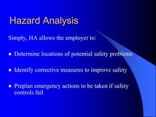 Hazard analysis | PPT