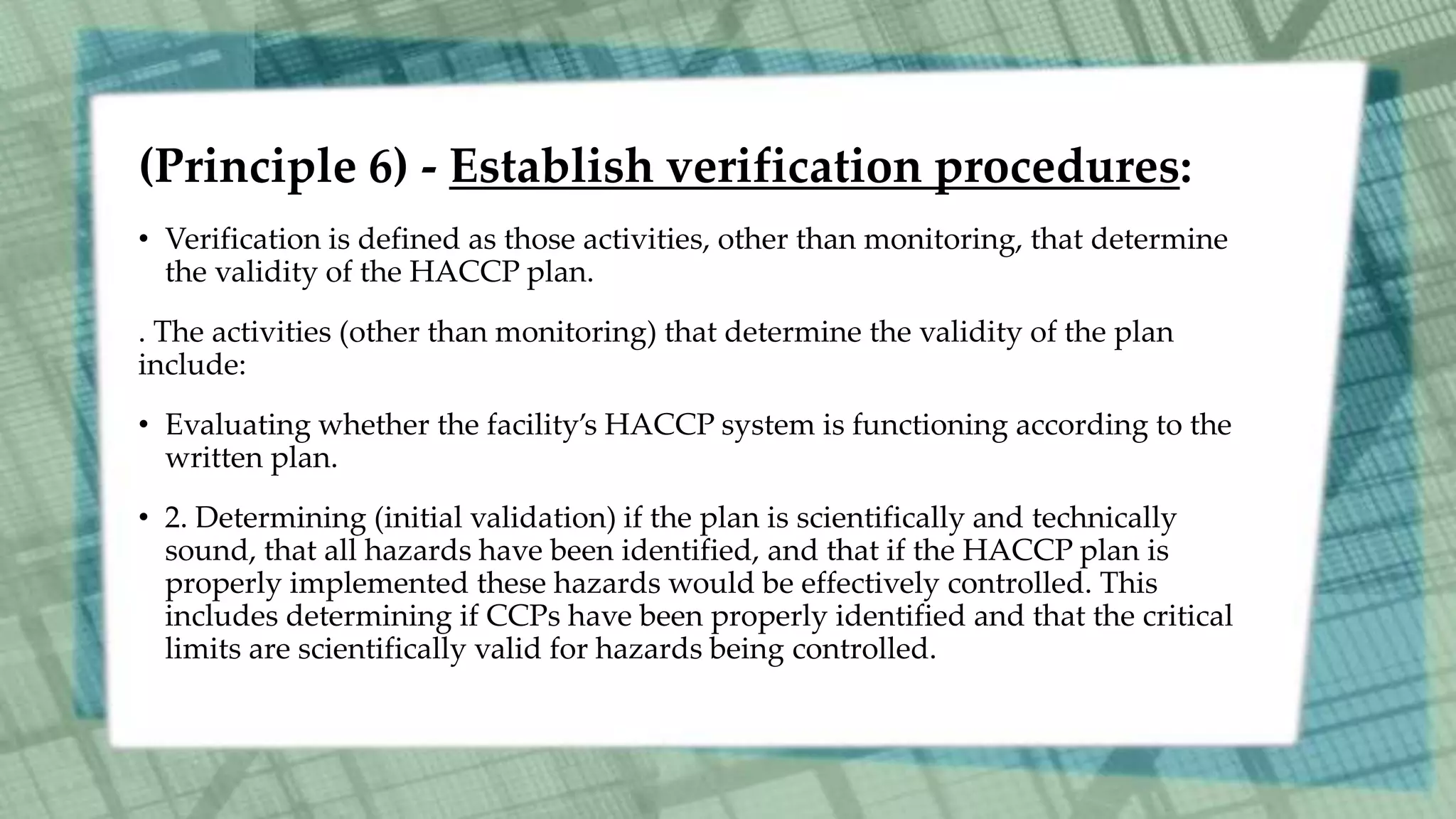Hazard analysis and critical control point in aquaculture | PPTX | Food & Drink
