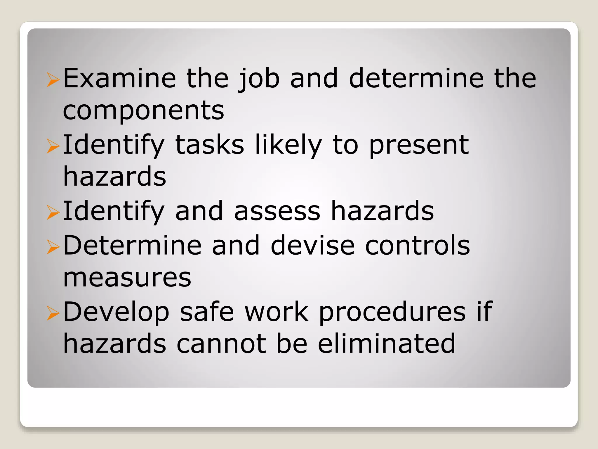 Hazard analysis(ppt) | PPTX