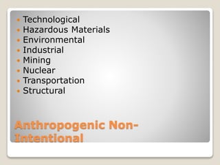 Hazard and disaster classification | PPT