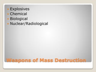 Hazard and disaster classification | PPT
