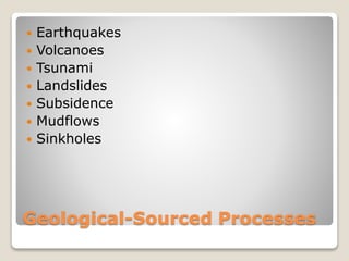 Hazard and disaster classification | PPT