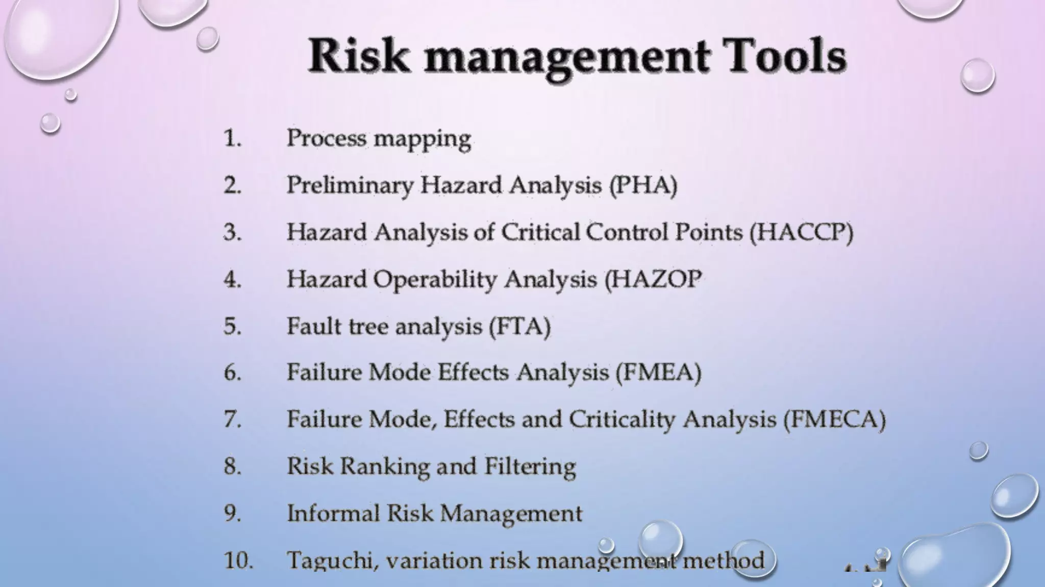 Hazard and risk management | PPTX