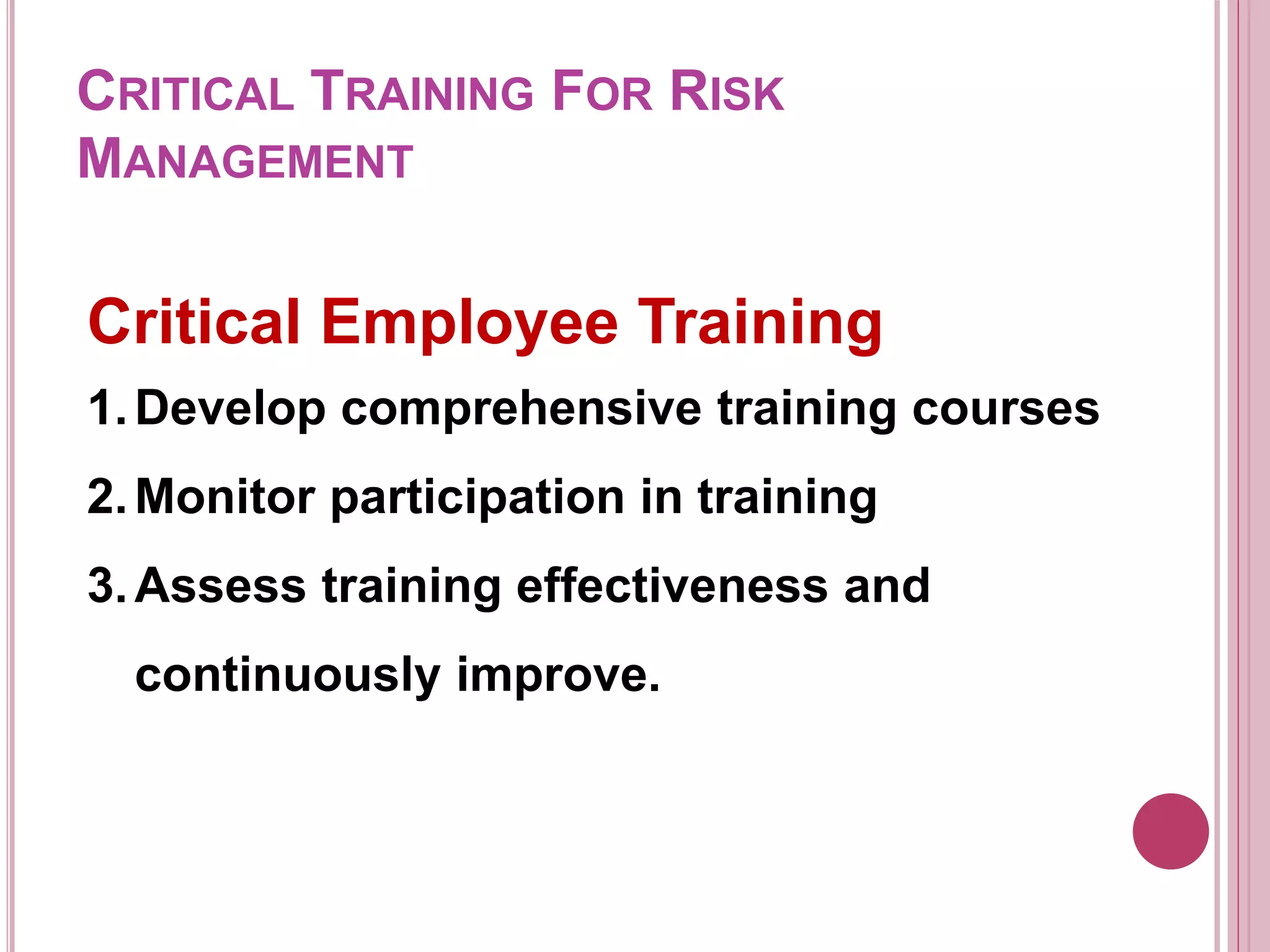 Hazard and risk management | PPTX