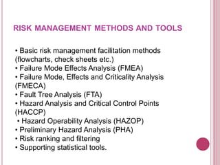 Hazard and risk management | PPTX
