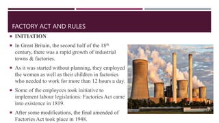 Factory act and rules,Hazard And Safety Management.pptx