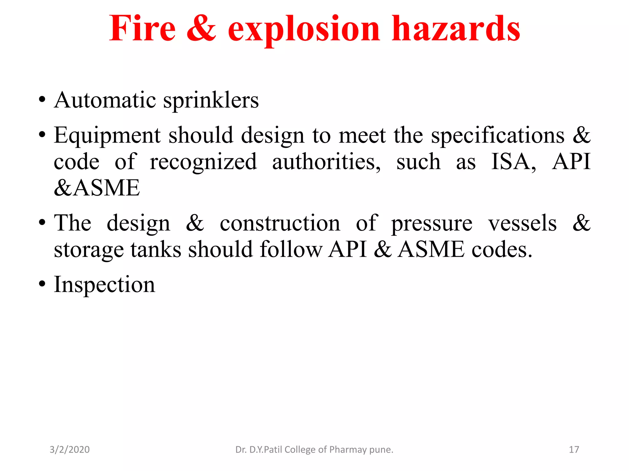 Hazard and safety management | PPT