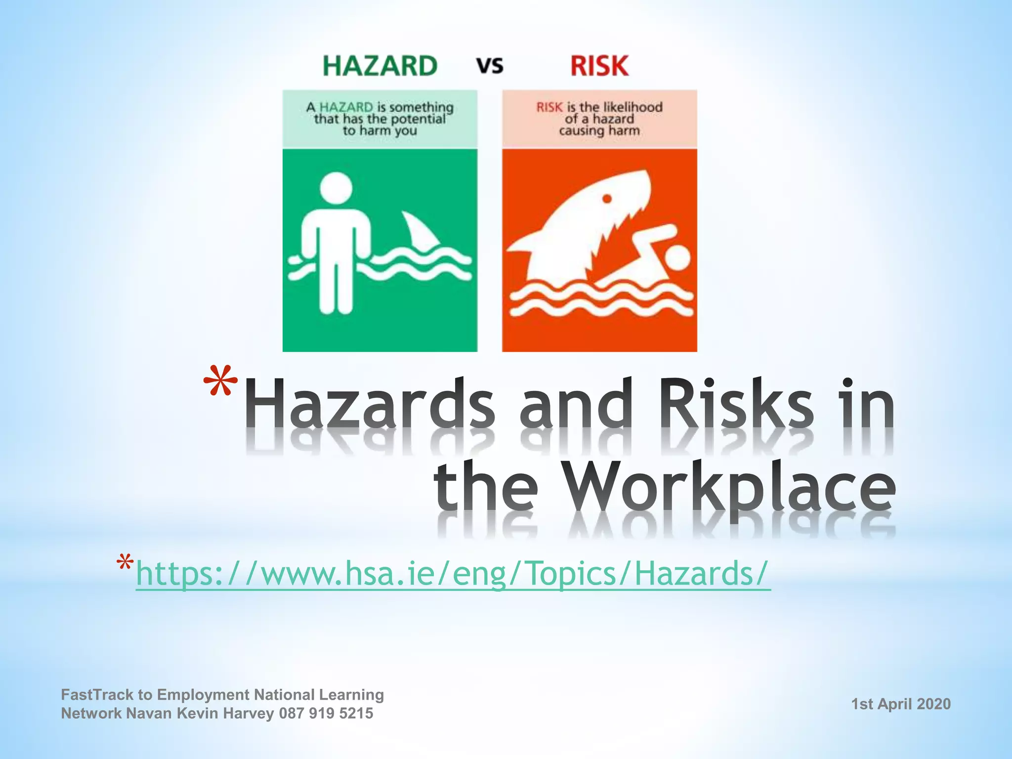 Hazards in the Workplace | PPTX