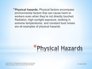 Hazards in the Workplace | PPTX