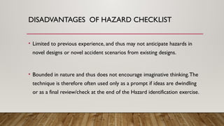 HAZARD CHECKLIST IN THE MEDICAL LABORATORY | PPTX