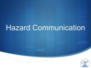 Hazard communication | PPTX | Chemistry | Science