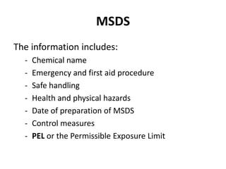 Hazard communication lect 1 | PPTX | First Aid | Injuries