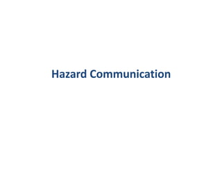 Hazard communication standard | PPT
