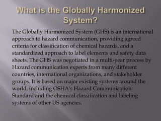 Hazard communication standard presentation | PPT