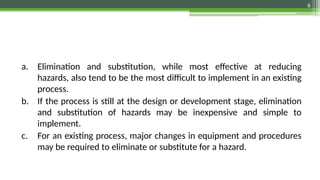 Hazard Control - Health Safety Occupational | PPTX