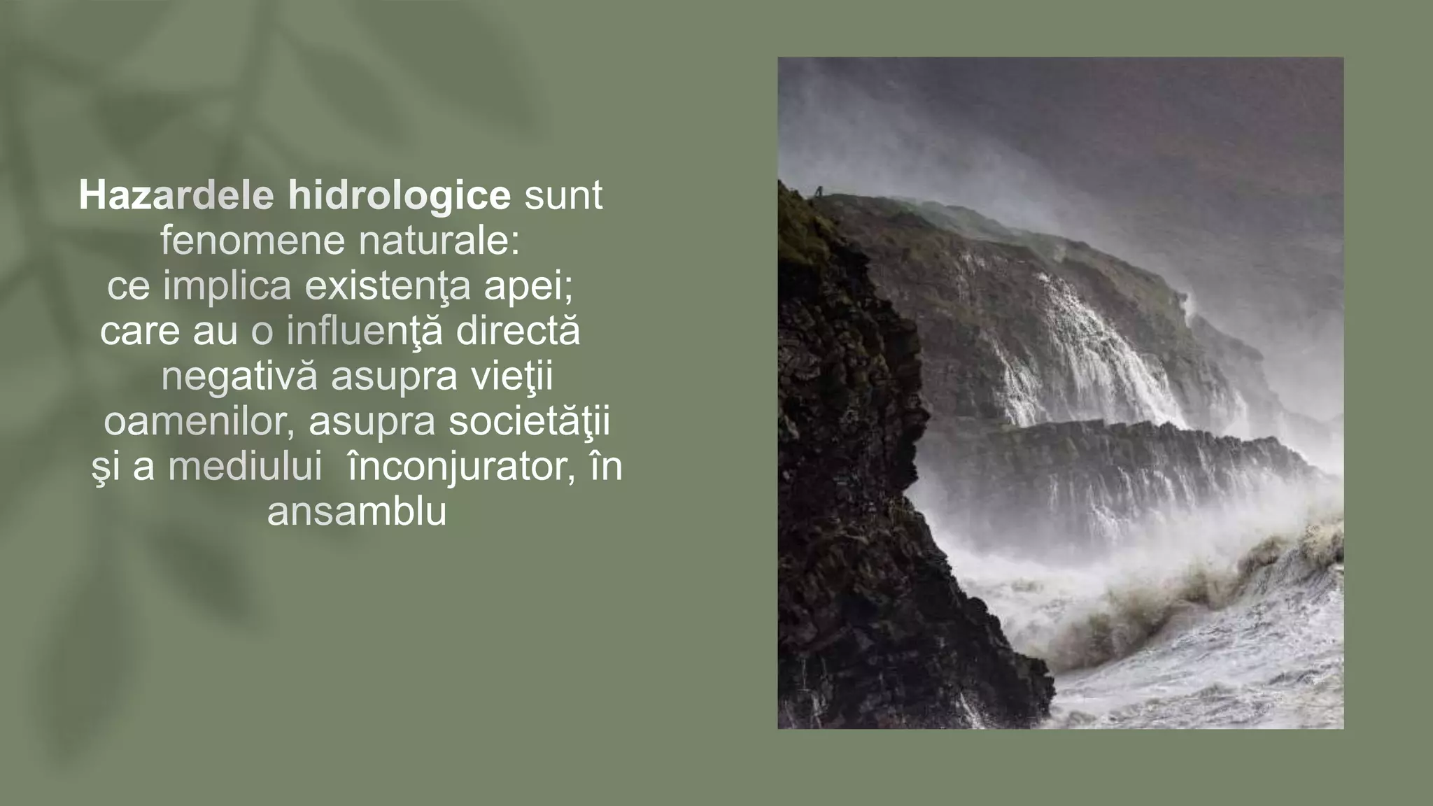 Hazardele hidrologice | PPTX