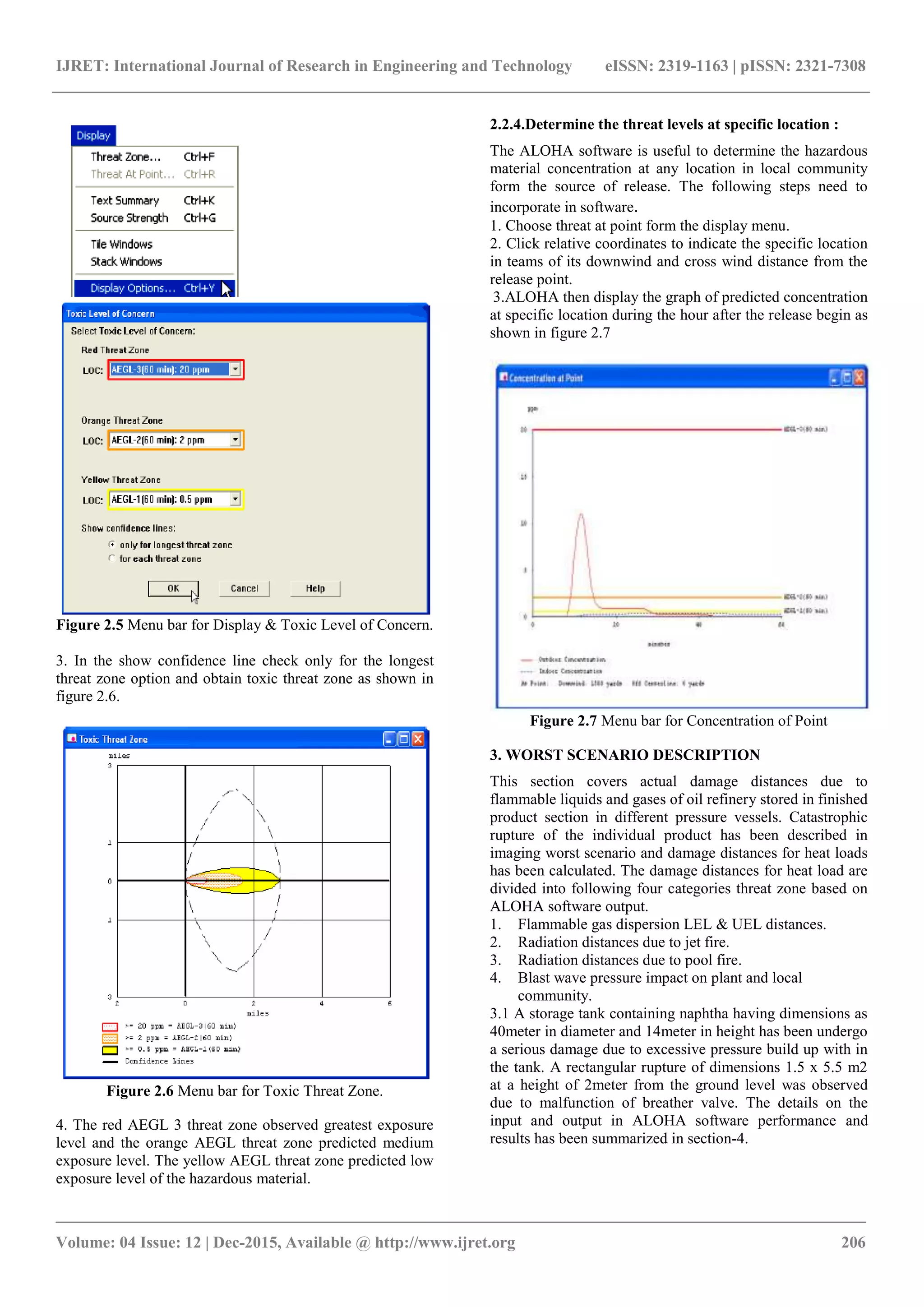 Hazard evaluation using aloha tool in storage area of an oil refinery | PDF