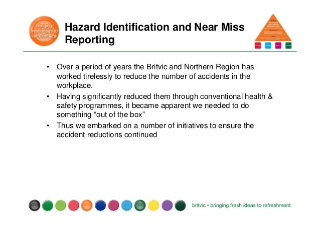 Hazard identification and near miss reporting