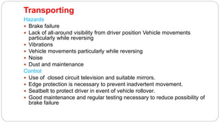 Hazard identification and risk analysis in mining industry | PPTX