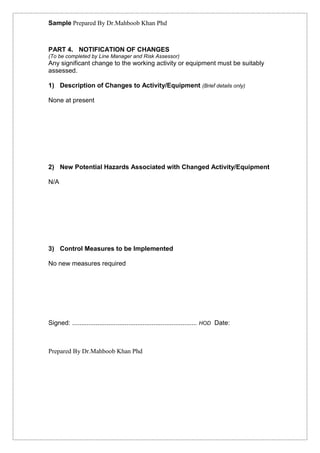 Hazard identification and risk assessment (hira) form revised | PDF