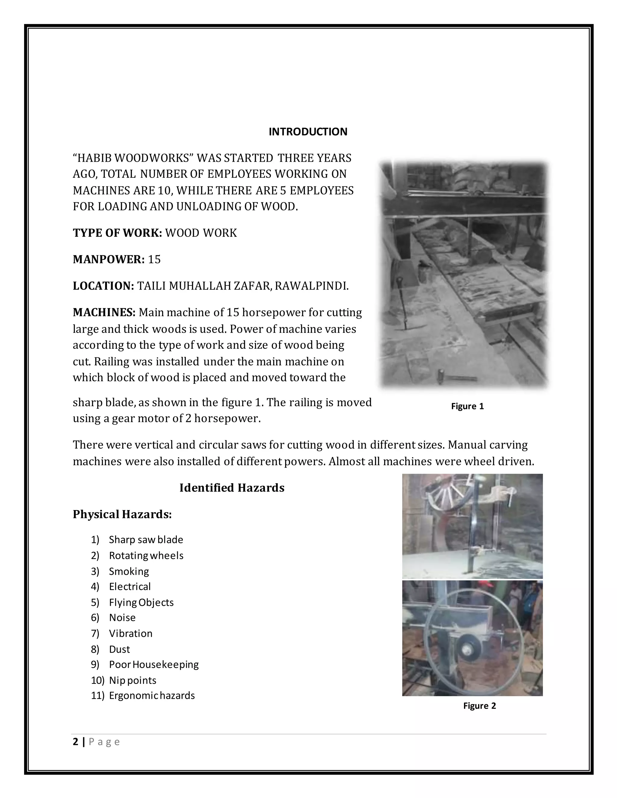 Hazard identification ( wood working) | PDF