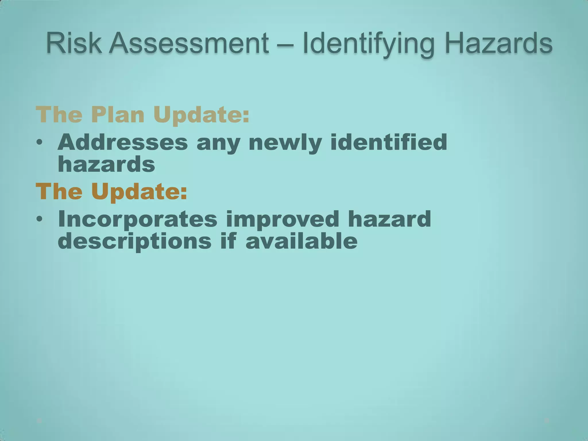 Hazard Identification Risk Assessment Training B 12 09 | PDF