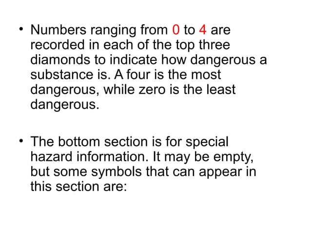 Hazard label 2013 | PPT