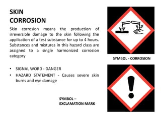 Hazard labels of chemicals | PPTX