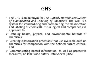 Hazard labels of chemicals | PPTX