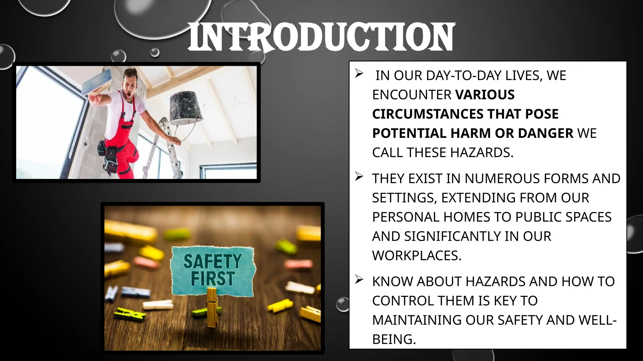 Hazard Management ppt by students of ywca | PPTX