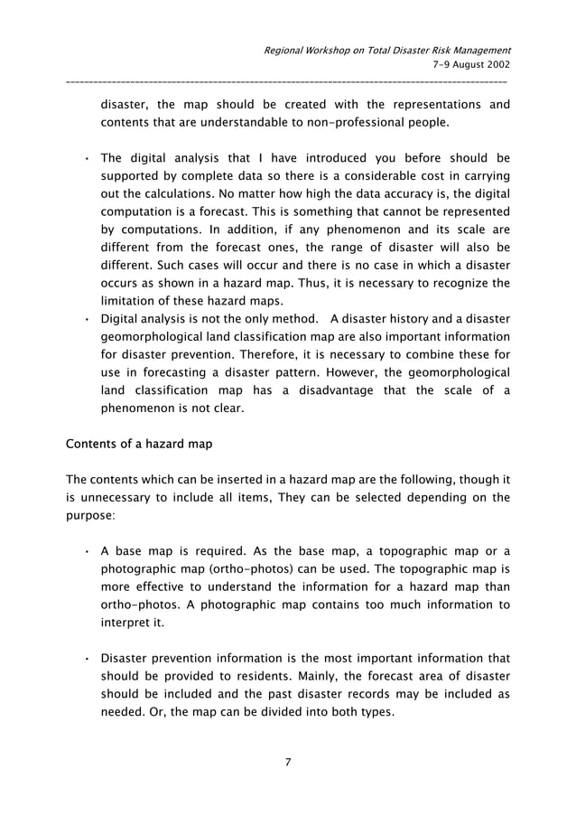 Hazard map | PDF
