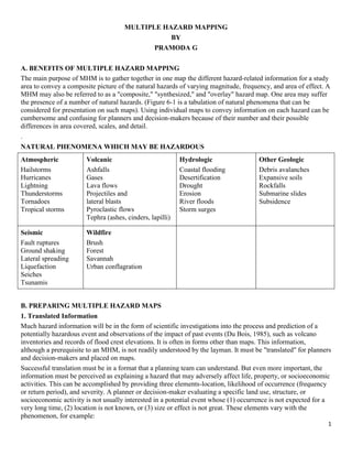 Hazard mapping | PDF