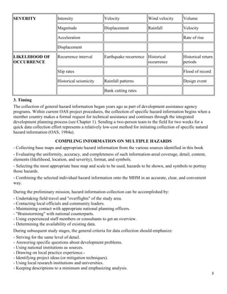 Hazard mapping | PDF