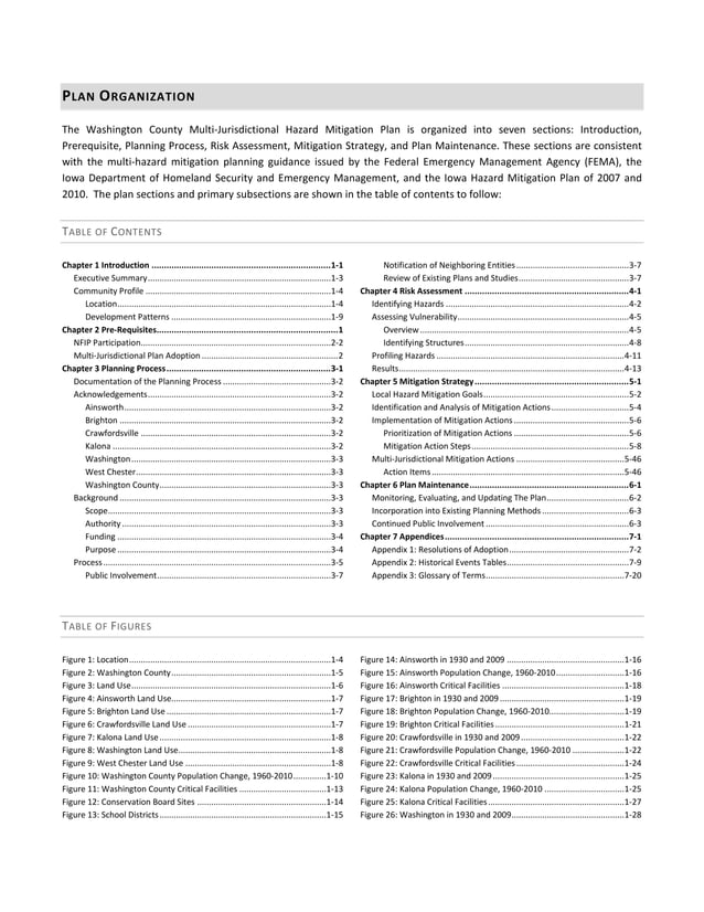 Hazard mitigation plan | PDF