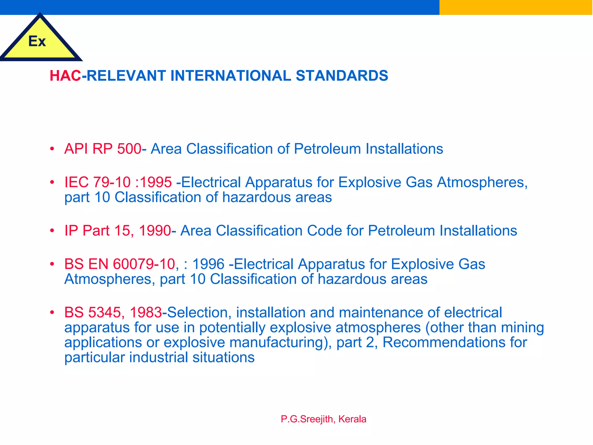 Hazardous Area Classification | PPT