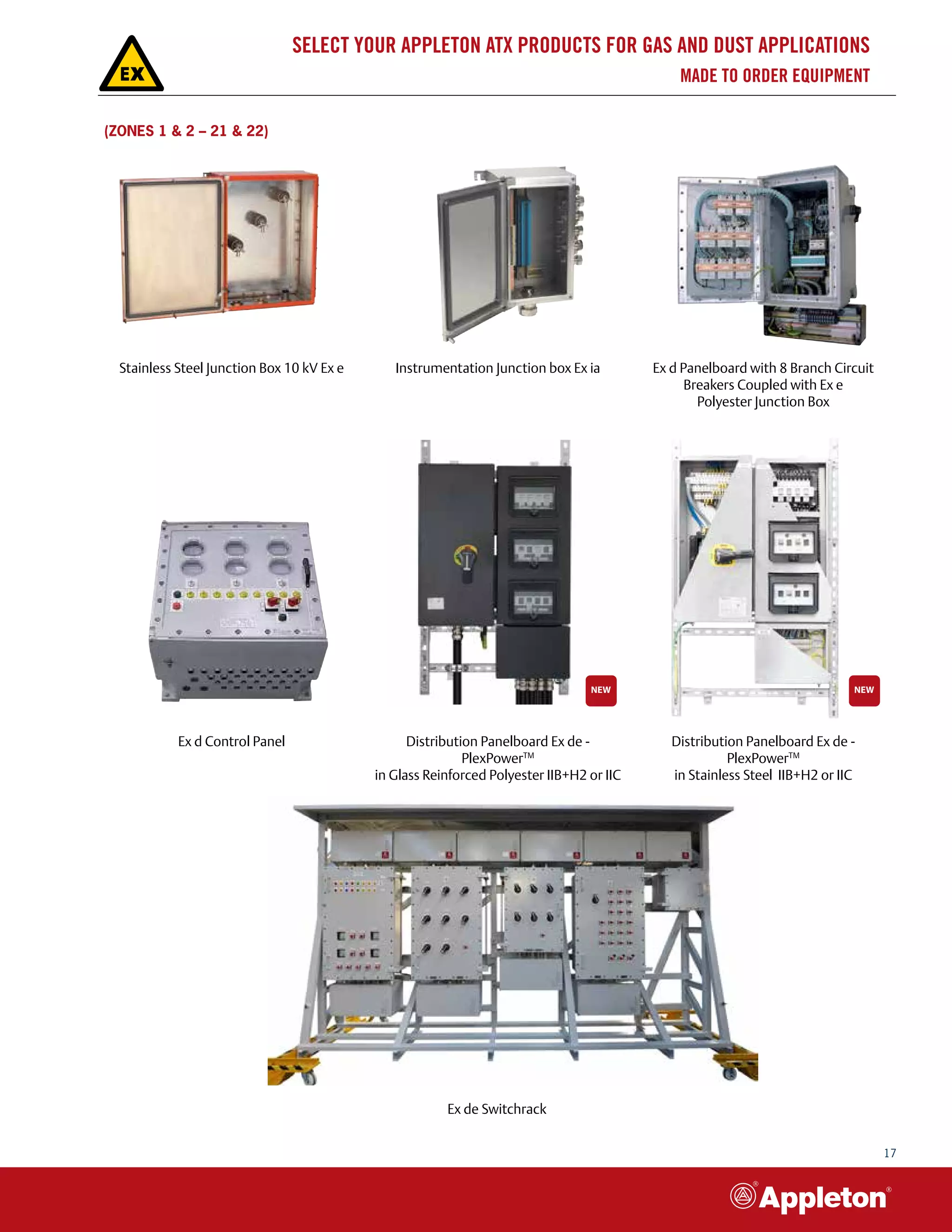 Hazardous Area Lighting, Plugs & Sockets, Control Stations & Junction ...