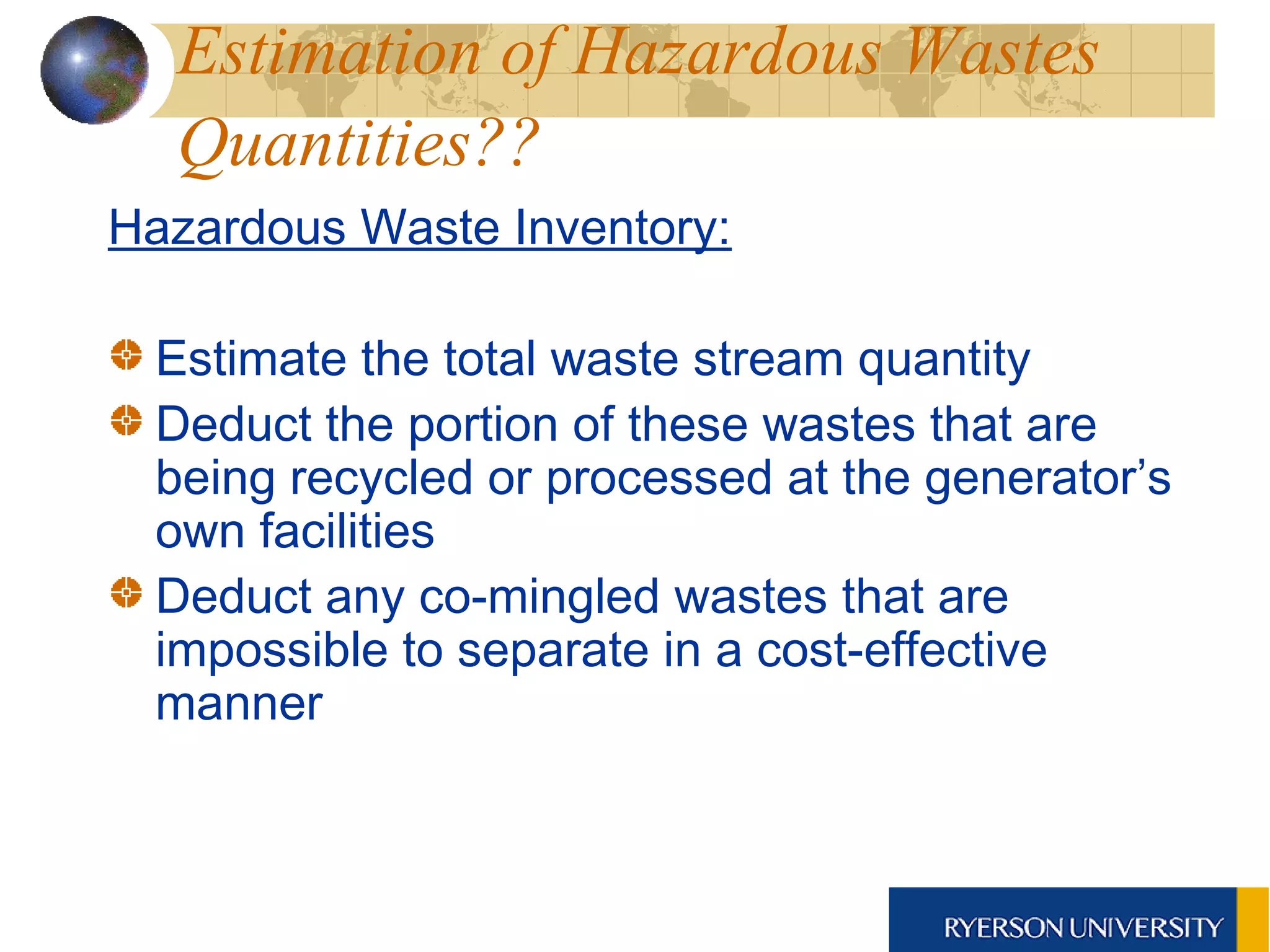 Hazardous waste-management | PPT
