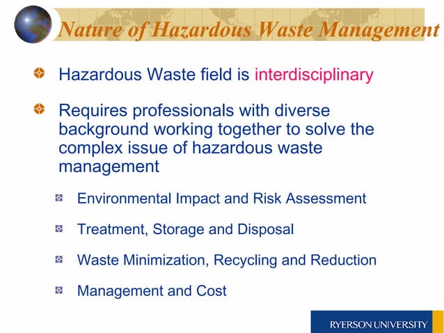 Hazardous waste-management | PPT