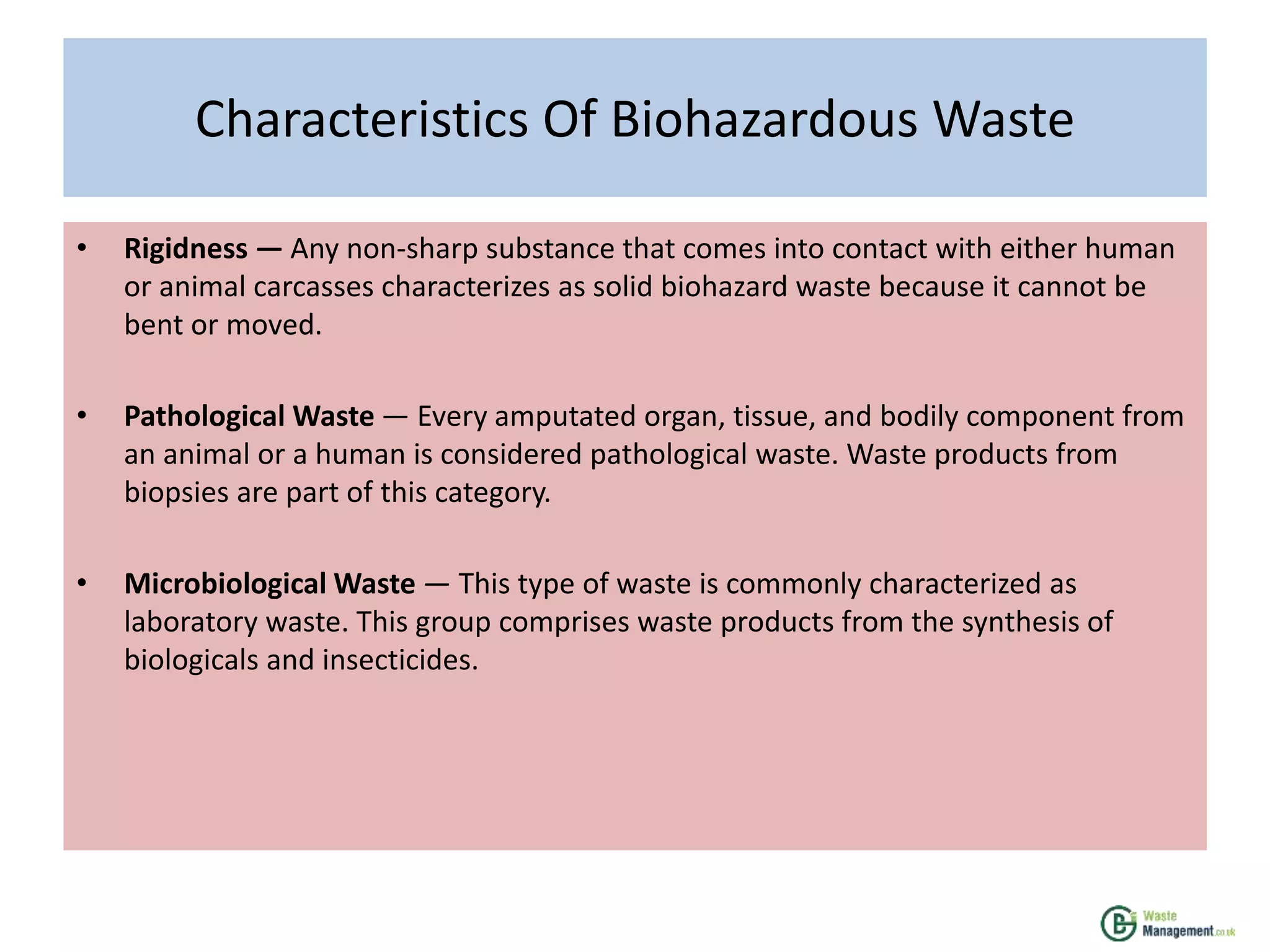 Hazardous and Biohazardous Waste-What’s the Difference Hazardous and | PPTX