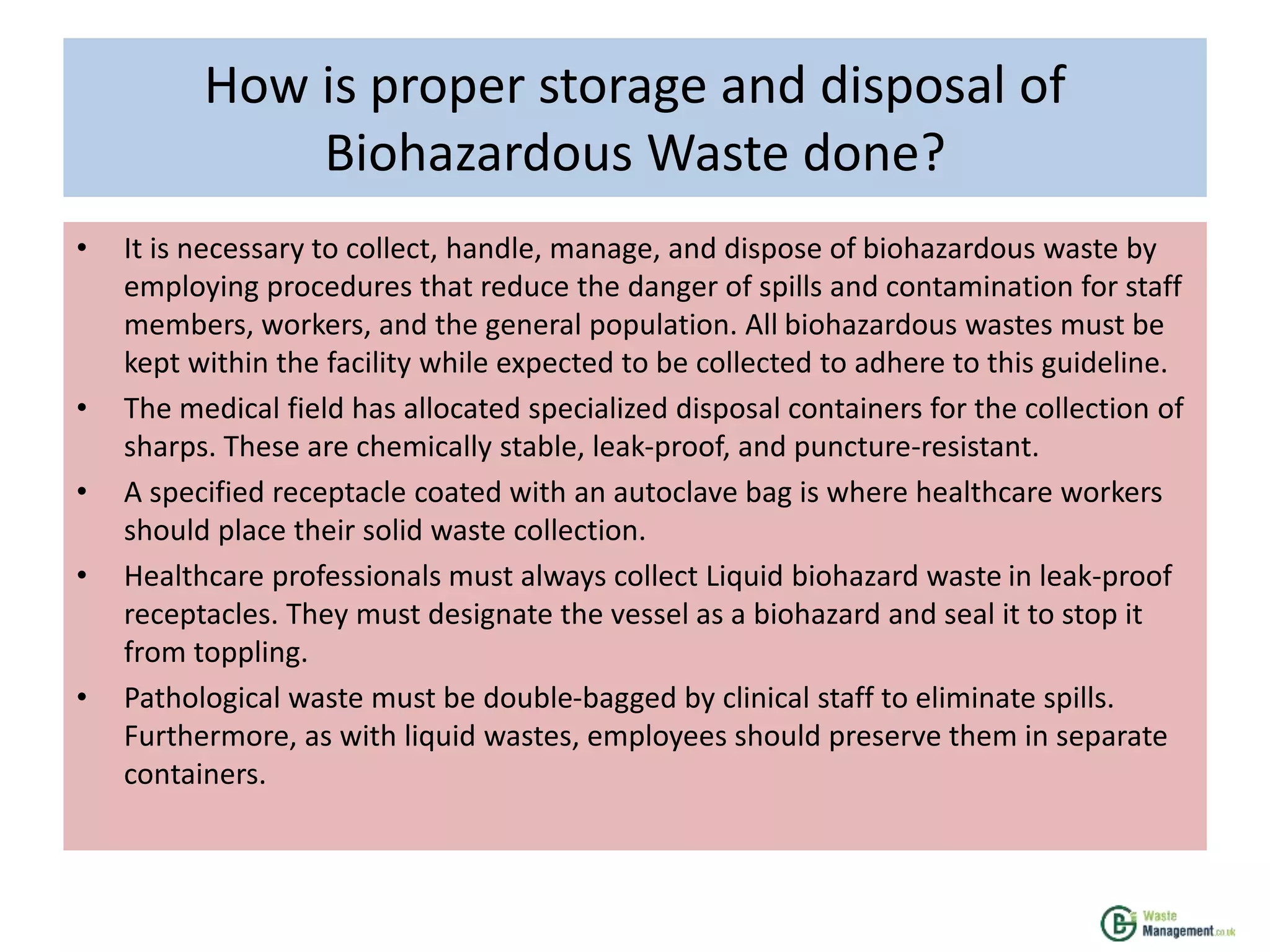 Hazardous and Biohazardous Waste-What’s the Difference Hazardous and | PPTX