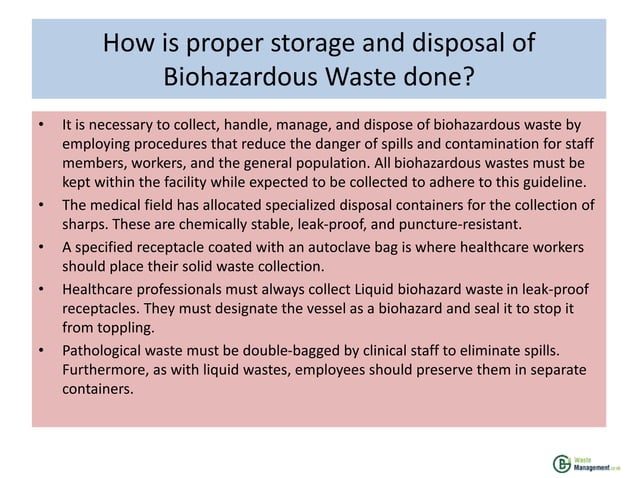 Hazardous and Biohazardous Waste-What’s the Difference Hazardous and | PPT