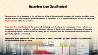 Hazardous area module- Zones, Method of Determination of Hazardous area ...