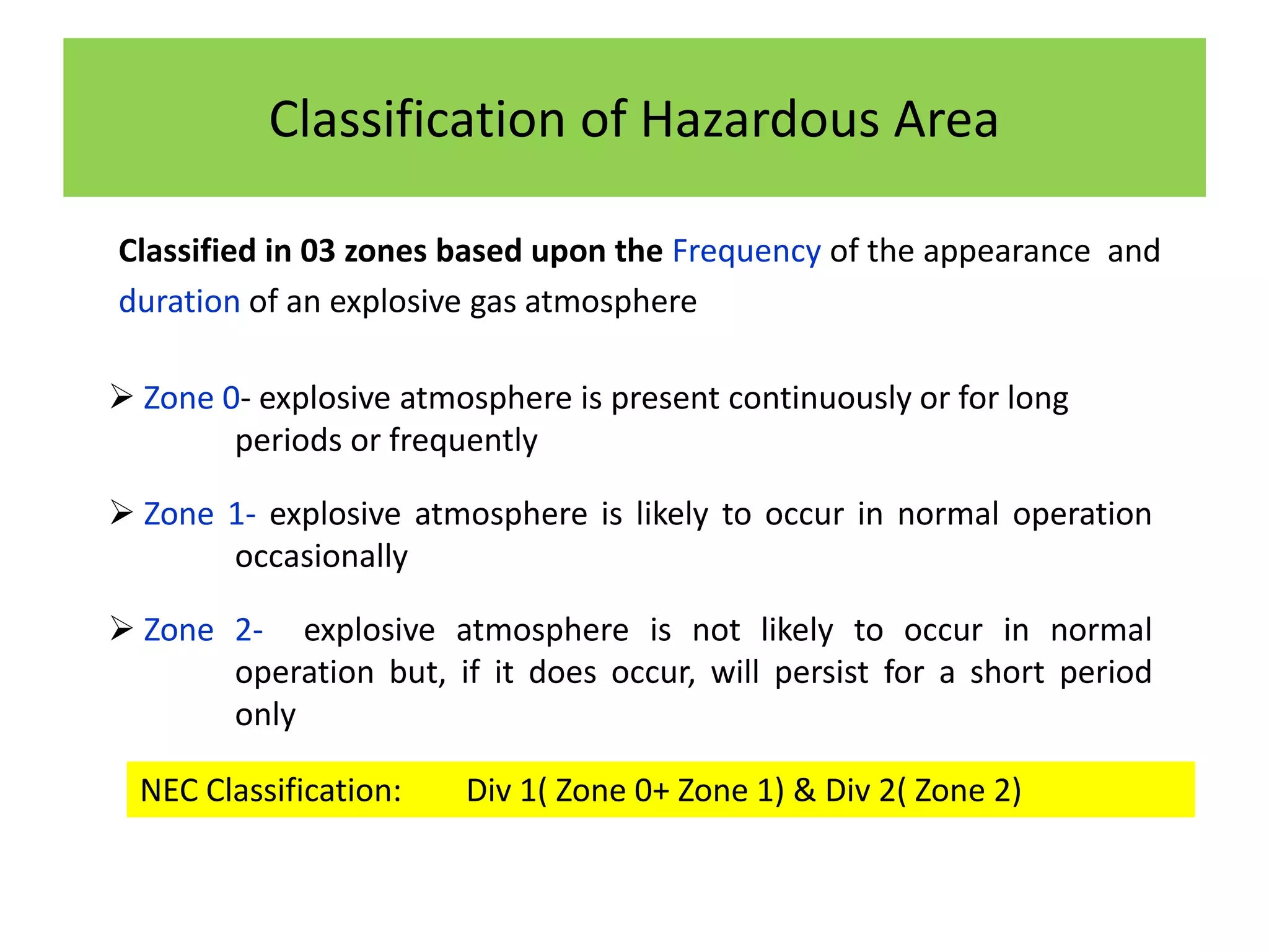 Hazardous Area Classification | PPTX