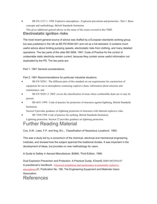 Hazardous area classification and control of ignition sources | DOC