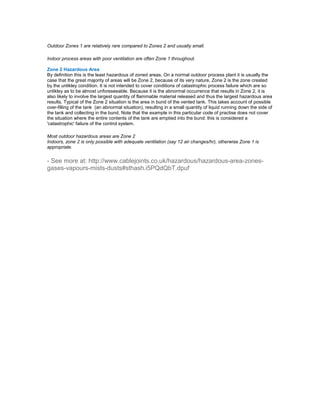 Hazardous area classification and control of ignition sources | DOC